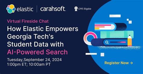🔍 Fermi Fang 🔎 On Linkedin Join Elastic And Georgia Institute Of Technology For An Engaging Fireside