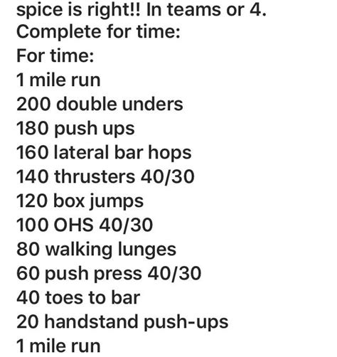Partner Wod Partner Workout Wod Partners