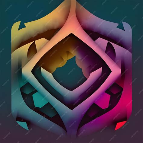 Premium Photo A Distinctive Background With Overlapping Overlapping