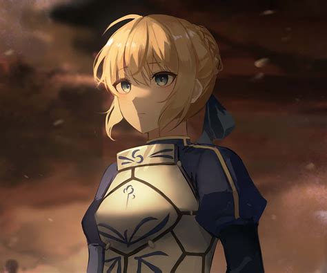 Download Lonesome Saber Fate Stay Night Wallpaper