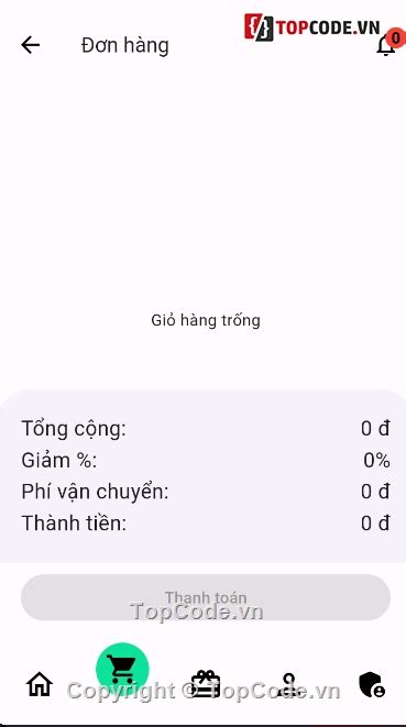 App Foodbán đồ ăn Code Bằng Flutter