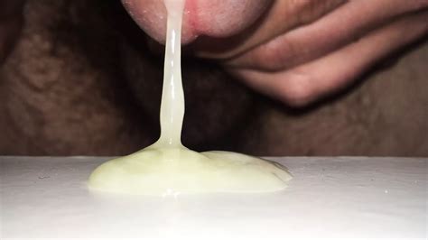 thick sticky cum load close up hands free xhamster