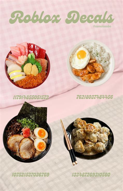Food Roblox Decals Royal High Food Picture Decals Royale High Decal