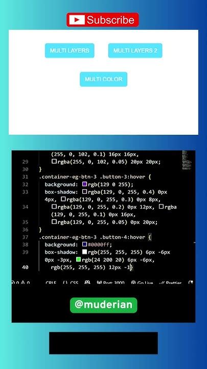 🖱️ Buttons With Cool Hover Effects Html Css Webdevelopment Coding Htmlcss Shorts Youtube