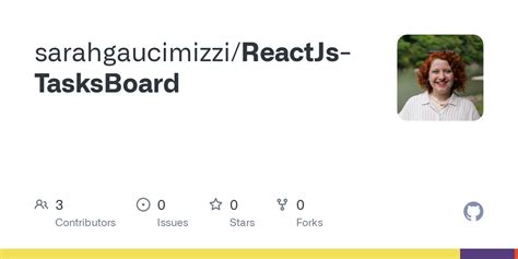 GitHub Sarahgaucimizzi ReactJs TasksBoard