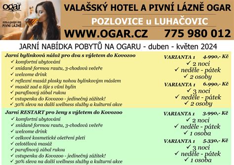Jarní Nabídka Pobytů Hotel A Valašský šenk Ogar
