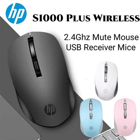 Hp S Plus Wireless Ghz Mouse Dpi Mute Mouse Usb Receiver Mice Silent Optical Mouse