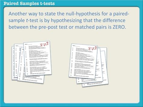 What Is A Paired Samples T Test Pptx Standardized Testing