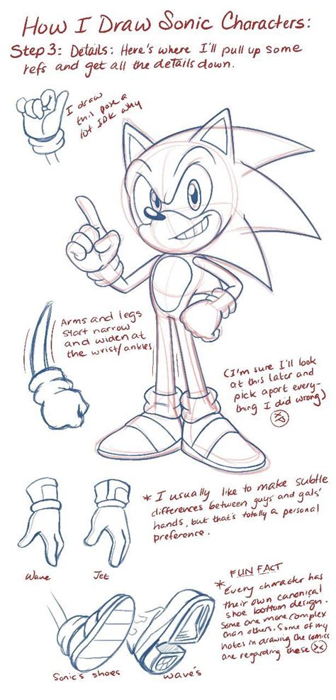Drawing Sonic Tutorial Part 1 Males Jennifer Hernandez How To