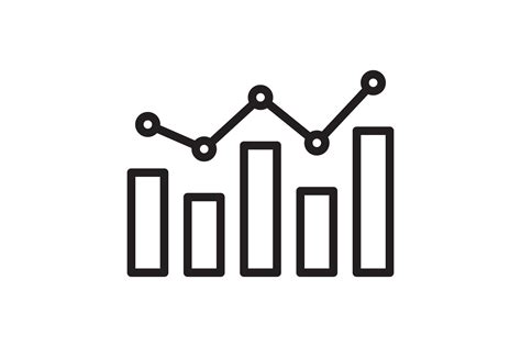 Statistical Graph Line Icon Graphic By Iconbunny · Creative Fabrica