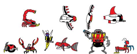 Badnik From Sonic Game My Design Version By Mrfox14062006part3 On