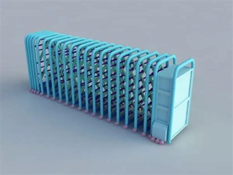 Retractable Folding Security Gate Free 3d Model Max Vray Open3dmodel