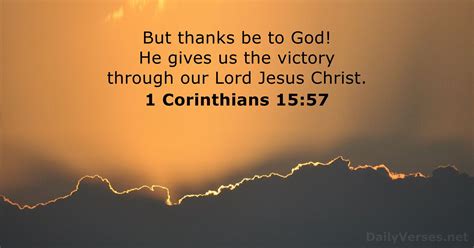 May 22 2023 Bible Verse Of The Day 1 Corinthians 1557