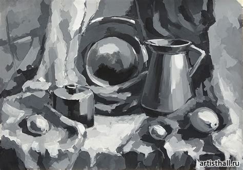 Живопись гризайль Artisthall Художественная мастерская Гризайль