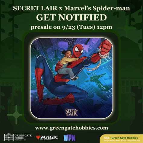 Secret Lair × Marvels Spider Man Is Green Gate Hobbies Facebook