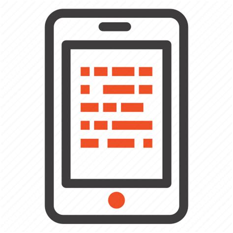 Data Elearning Mobile Read Secure Icon