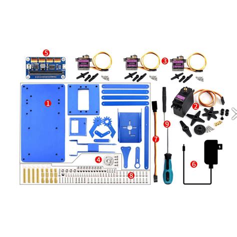 4 DOF Metal Robot Arm Kit Za Micro Bit Bluetooth Malina314 Com