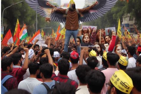 Aaps Youth Wing Protests Neet Exam Rigging Allegations The New Indian