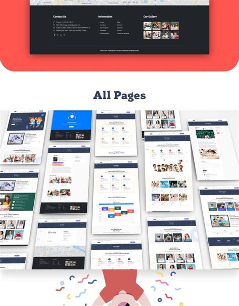 Dev Kindergarten Education Template Vue And React Js Site Templates