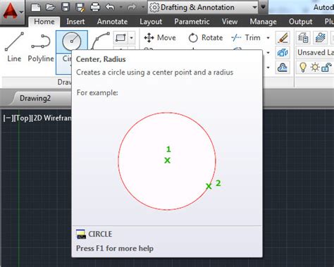 Membuat Lingkaran PANDAWA DESIGN
