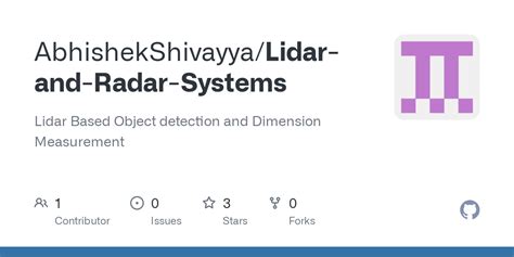 Github Abhishekshivayya Lidar And Radar Systems Lidar Based Object