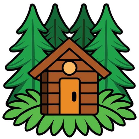 Log Cabin Clipart 51289275 Vector Art At Vecteezy