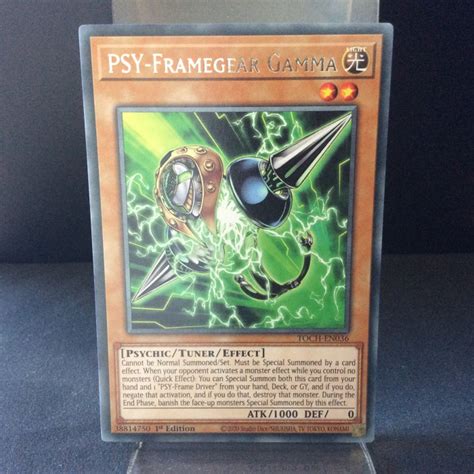 Psy Framegear Gamma Toch En036 1st Edition English Mint Tcgx
