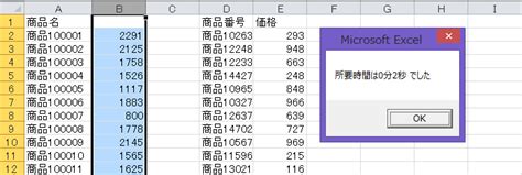 Excel Vba Sumifの高速化 やさしいexcelvba