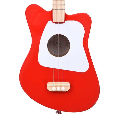 Loog Mini Acoustic Red Reverb