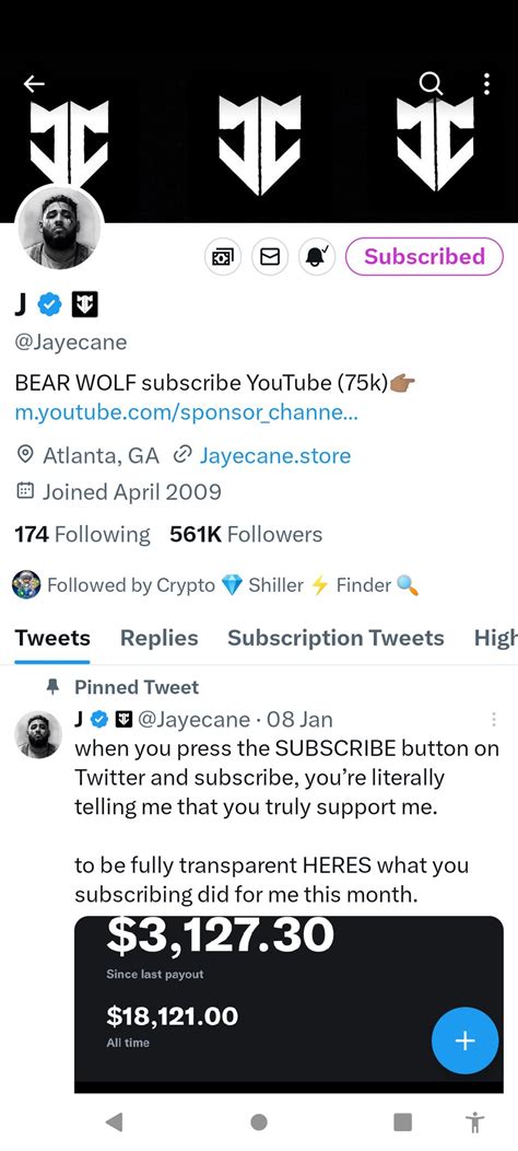 Drewster On Twitter Jayecane Legend I M Subbed To Both And Plan On Keeping Up With The Dope