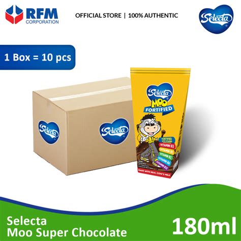 Selecta Moo Choco Sakto Pack 180ml Set Of 10s Lazada Ph