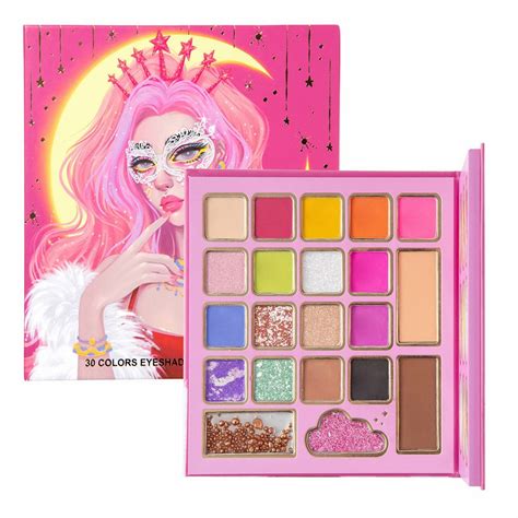 Eye Shadow Powder Blusher High Gloss Makeup Plate Color Eye Shadow