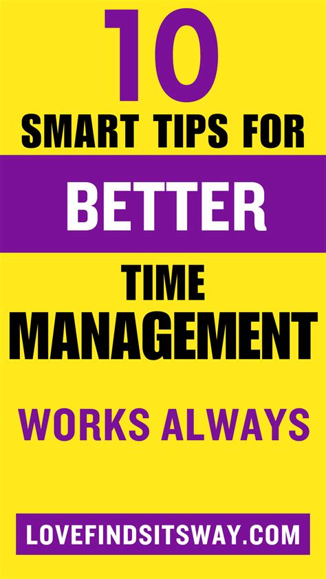10 Smart Tips For Better Time Management Works Always