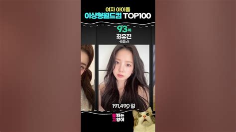 여자아이돌 이상형월드컵 Top100 👱‍♀️👩‍🦰👧 아이사 하니 모모 소연 리사 배이 Youtube