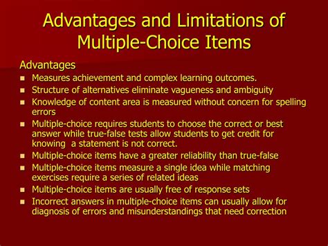 ppt constructing objective test items multiple choice forms