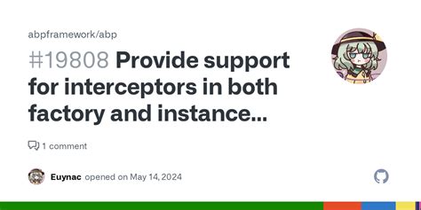 Provide Support For Interceptors In Both Factory And Instance Injection