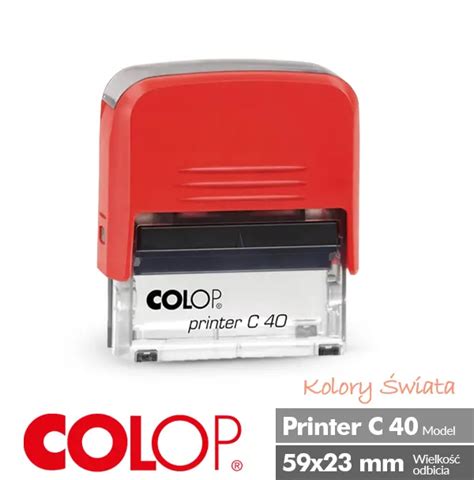 Pieczątka Colop Printer COMPACT Kolory Świata C Pieczątki Białystok