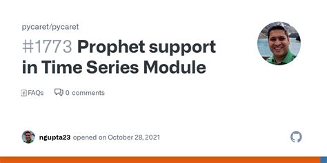 Prophet Support In Time Series Module Pycaret Pycaret Discussion