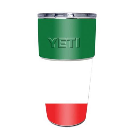 Mightyskins Yepint16si Italian Flag Skin For Yeti Rambler 16 Oz