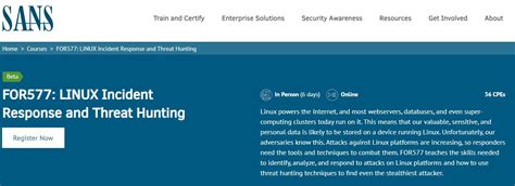Mathias Fuchs On Linkedin Finally A Linux Forensics Class Looking