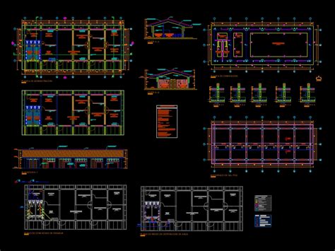 Conception Et Plans Dune école En Dwg 416 Mo Bibliothèque Cao