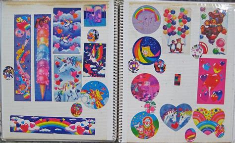 Miss Midie Sticker Book Collection Rainbow Sticker Book 80s Sticker