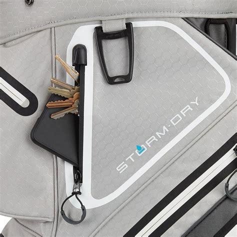 Taylormade Storm Dry Waterproof Golf Cart Bag Dark Greylight Grey