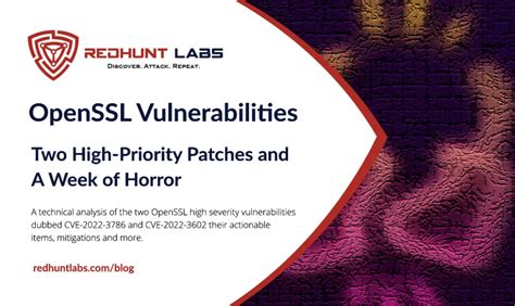 Openssl V3 Two High Priority Patches And A Week Of Horror