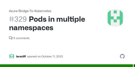 Pods In Multiple Namespaces Issue Azure Bridge To Kubernetes GitHub