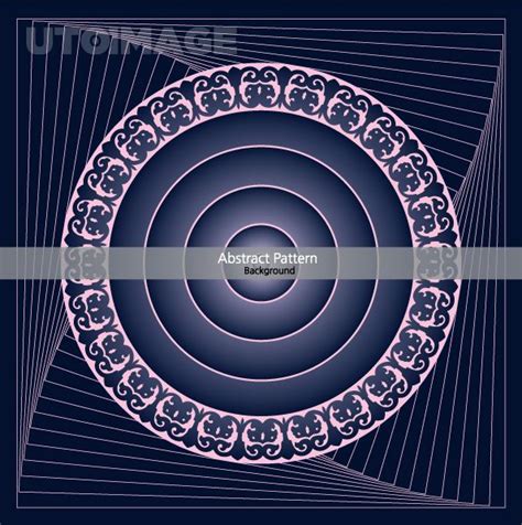유럽풍 남색패턴에 라인 이펙트 배경 Jungd 일러스트 배경 바탕 레이아웃 일러스트레이션 백그라운드 배경화면 바탕