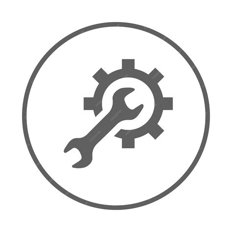 Premium Vector Configuration Science Settings Tools Icon Gray Vector Graphics