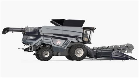 Driver Harvester Massey Ferguson Ideal Rigged 3d Model 229 Max Free3d