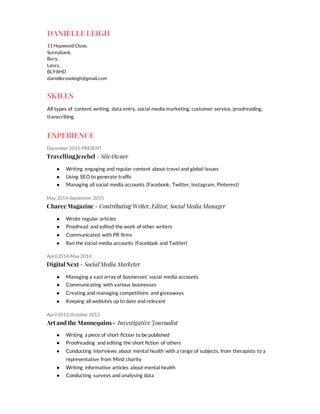 Resume DOCX