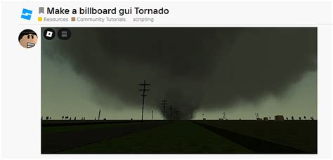 Billboard Gui Tornado Scripting Support Developer Forum Roblox